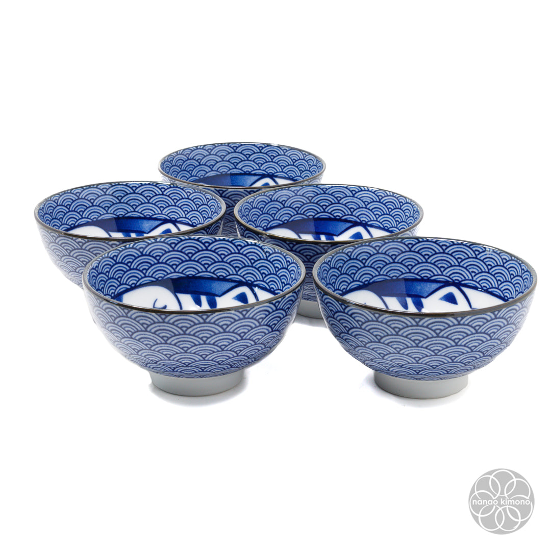 Rice Bowls - Maneki Neko (Set of 5) – nanao kimono