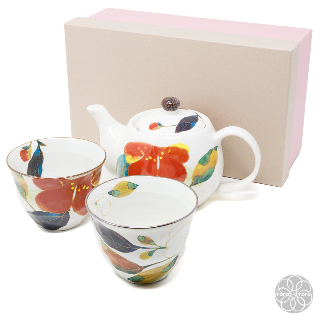 Tea Set - Hana Kairo (Teapot + 2 Cups) – nanao kimono
