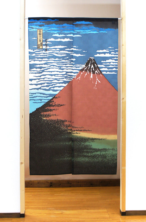 Noren - Red Mt. Fuji – nanao kimono